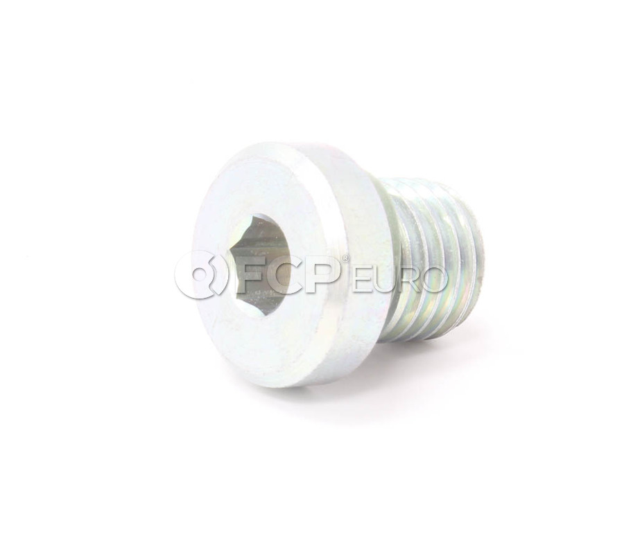 BMW Engine Oil Filter Housing Screw Plug w/ Gasket Ring - Genuine BMW ...