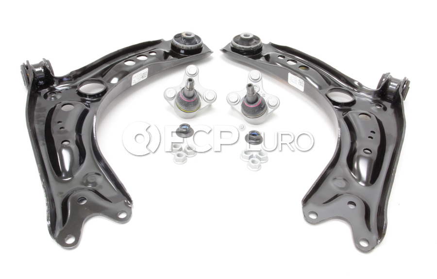 VW 4-Piece Control Arm Kit - 5QM407151AKT3 | FCP Euro