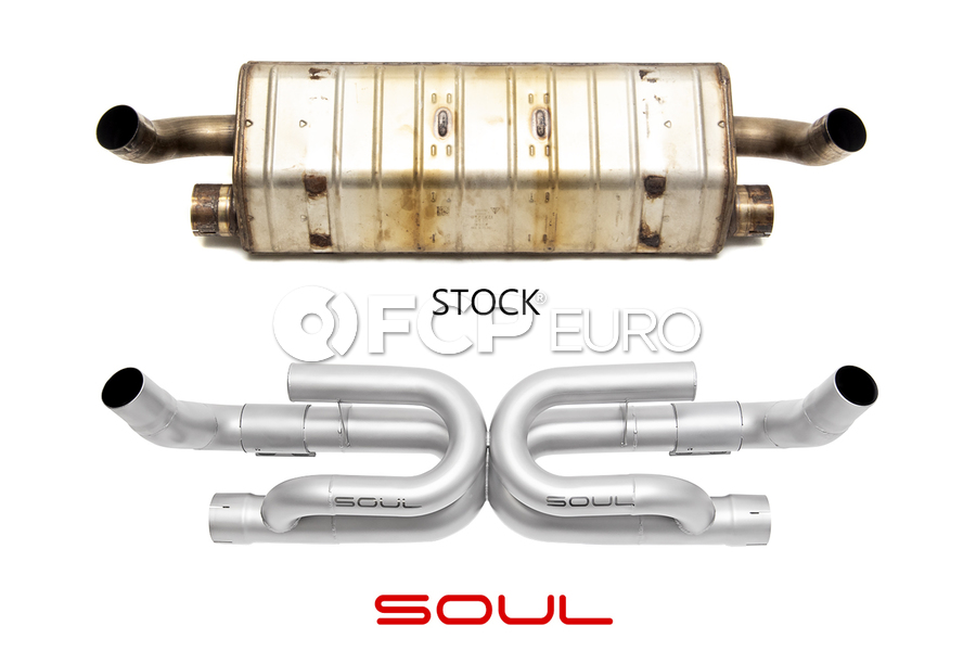 Porsche Performance Exhaust System - Soul Performance Products POR.9912 ...