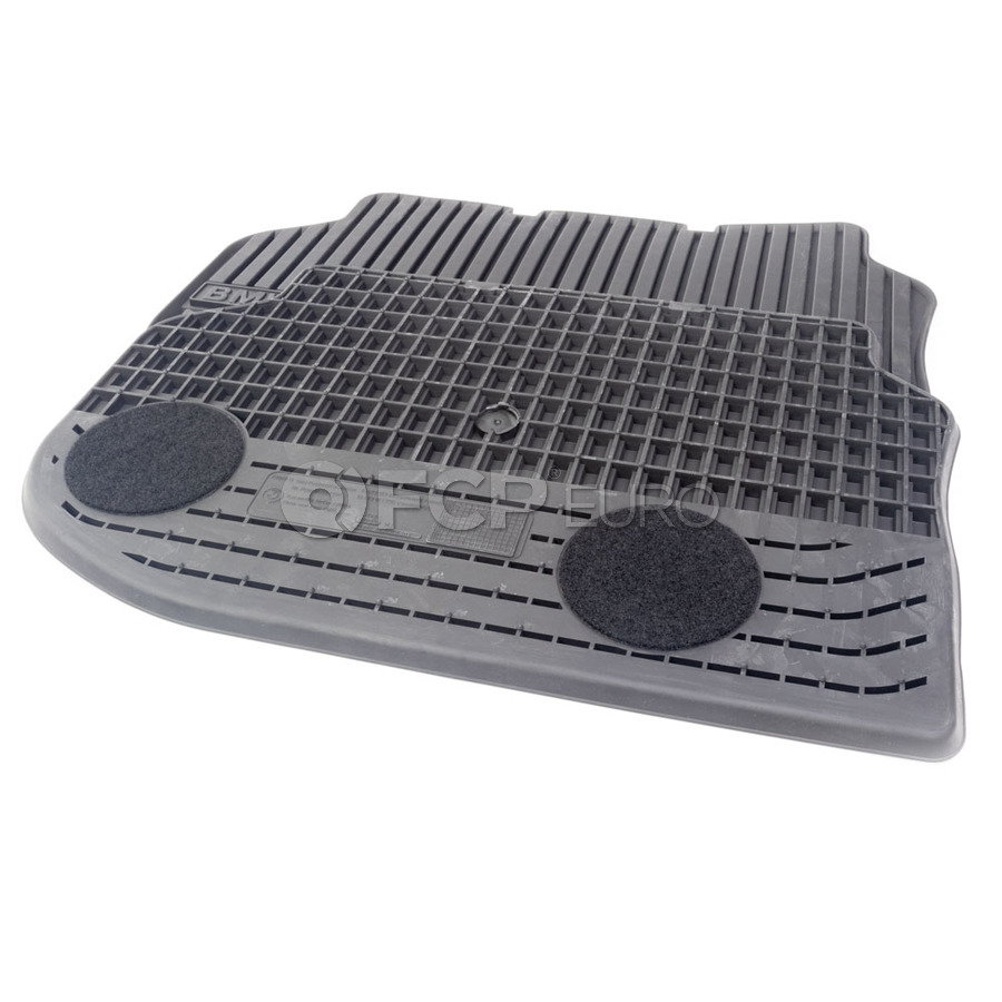 BMW Black All-Weather Floor Mat Set Rear (F10) - Genuine BMW ...