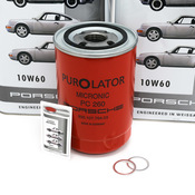 Porsche Engine Oil Change Kit (10W-60) - Genuine Porsche 00004320931KT ...