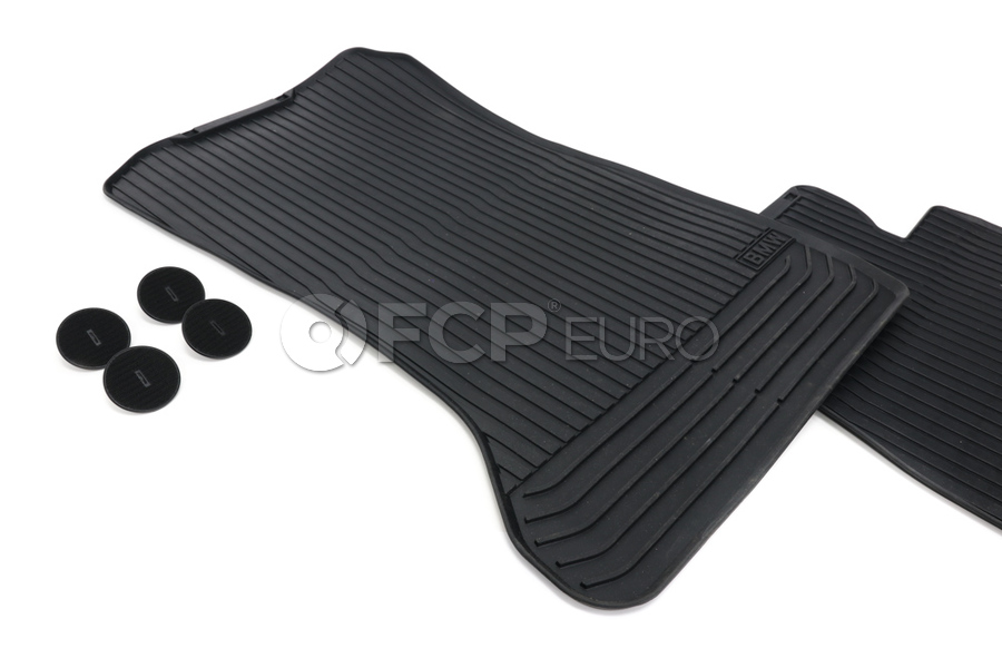 BMW Set Rubber Mats Front (Black) - Genuine BMW 51472409275 | FCP Euro