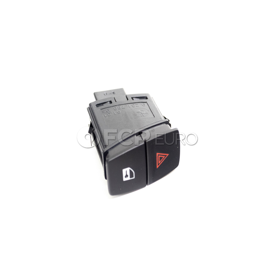 BMW Switch Hazard Warning-Central Lckng Syst - Genuine BMW 61319231786 ...