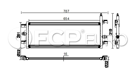Mini Radiator - Mahle Behr 376997601 | FCP Euro