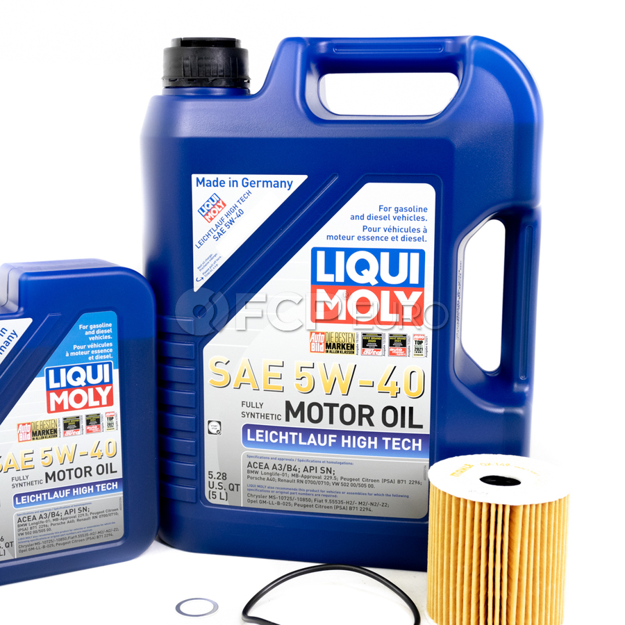 Volvo Oil Change Kit 5W40 - Liqui Moly 1275810KT | FCP Euro