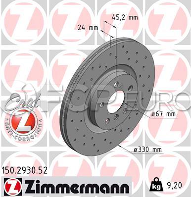 BMW Disc Brake Rotor - Zimmermann Sport 34116865713 | FCP Euro