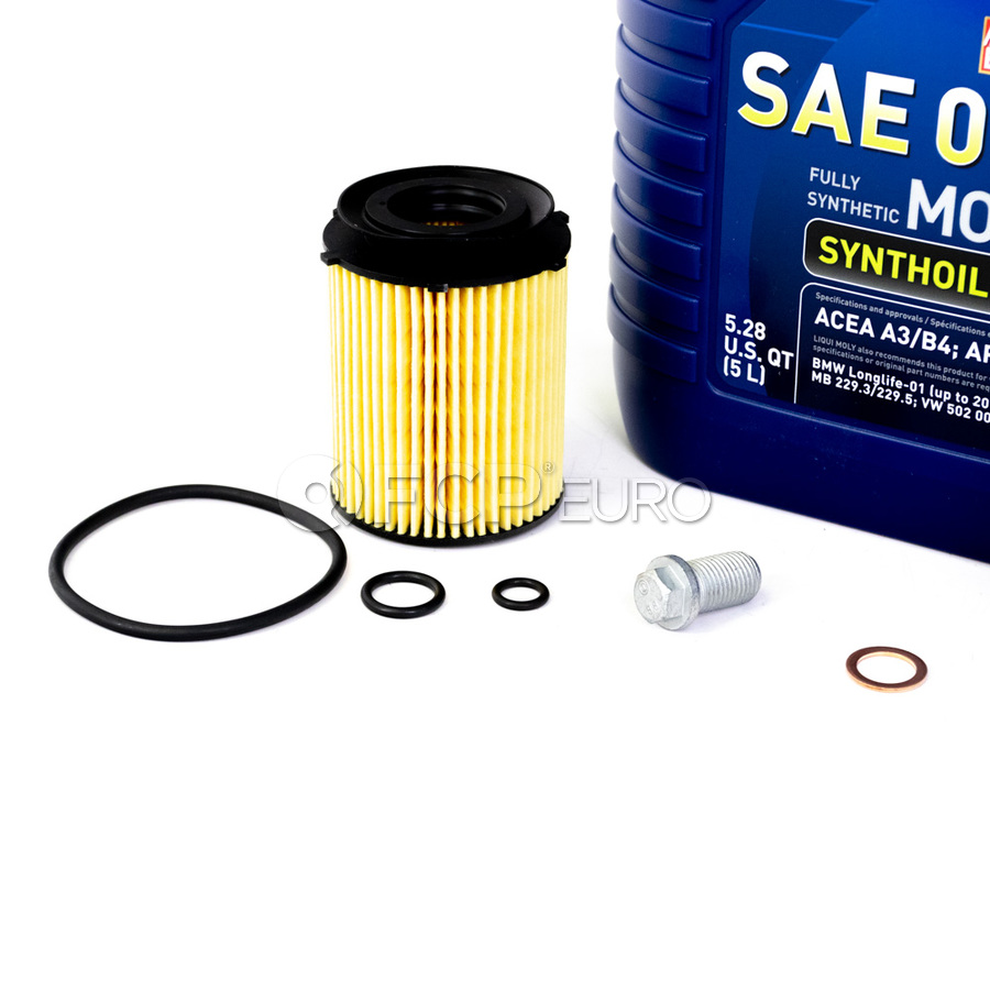 Mercedes Oil Change Kit 0W-40 - Liqui Moly 2701800109.6L | FCP Euro
