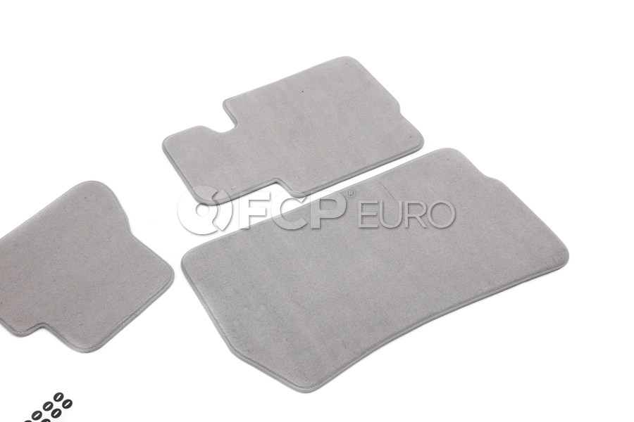 BMW Set Of Floor Mats Velours (Grey) - Genuine BMW 51477007314 | FCP Euro