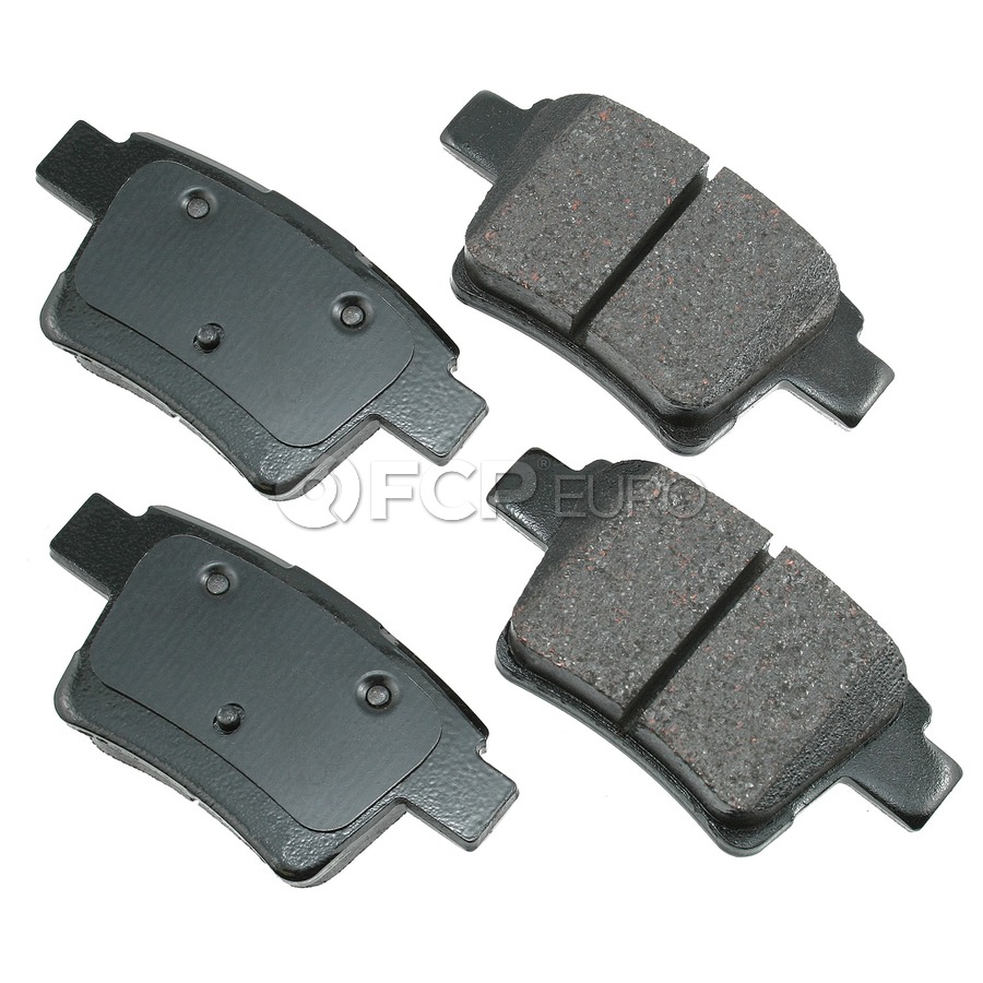 Jaguar Brake Pad Set - Akebono C2S52081 | FCP Euro