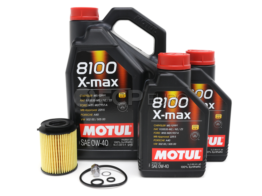 Mercedes Oil Change Kit 0W-40 - Motul X-max 2701800109.7L.RWD | FCP Euro