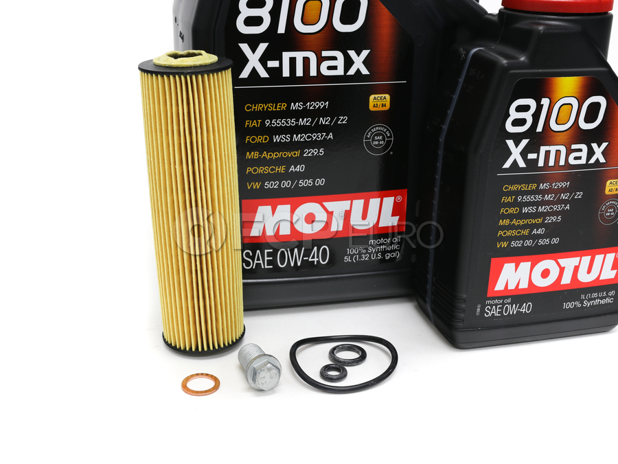 Mercedes Oil Change Kit 0W-40 - Motul X-max 2711800109.6L | FCP Euro