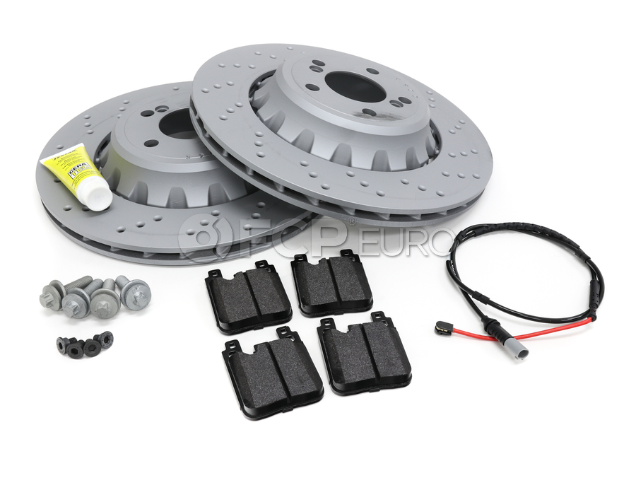 BMW Brake Kit - SHW/Hawk Performance 34212284811KTR1 | FCP Euro