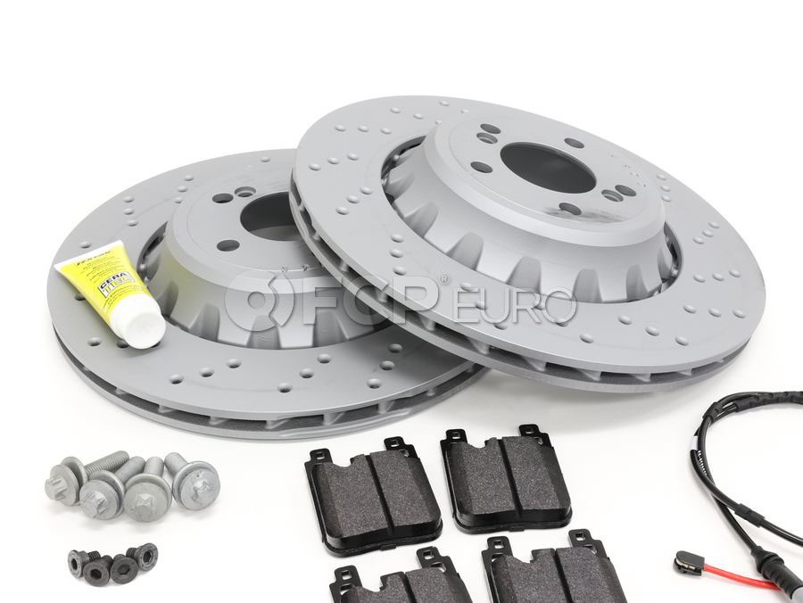 BMW Brake Kit - SHW/Hawk Performance 34212284811KTR1 | FCP Euro
