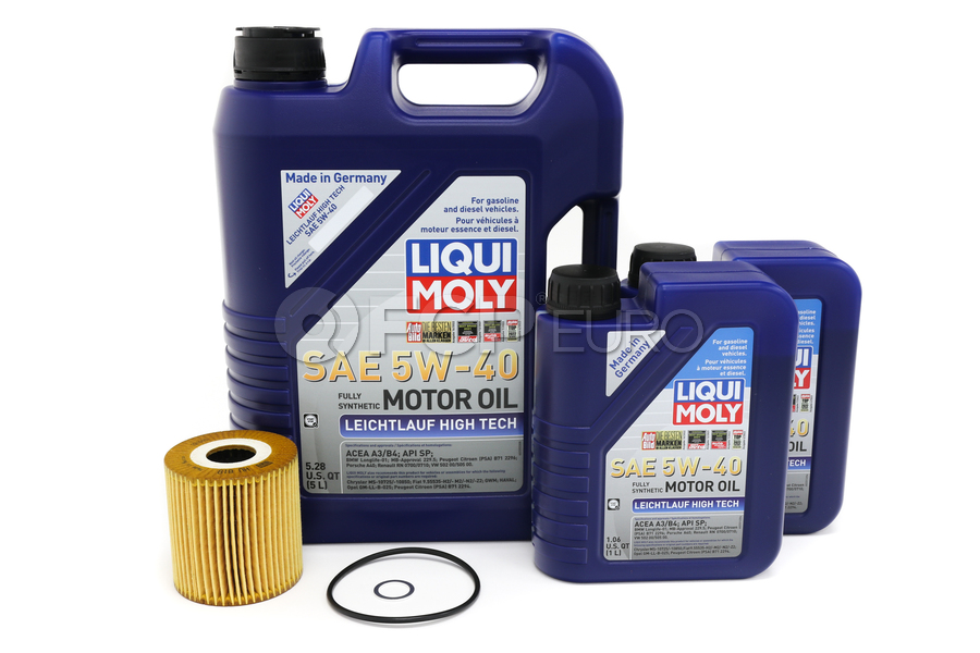 Volvo Oil Change Kit 5W40 - Liqui Moly 1275810KT10 | FCP Euro
