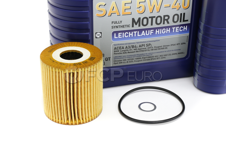 Volvo Oil Change Kit 5W40 - Liqui Moly 1275810KT10 | FCP Euro