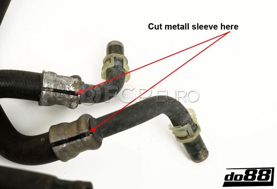 Volvo Heater Hose Upgrade Set - do88 Performance KIT126R | FCP Euro