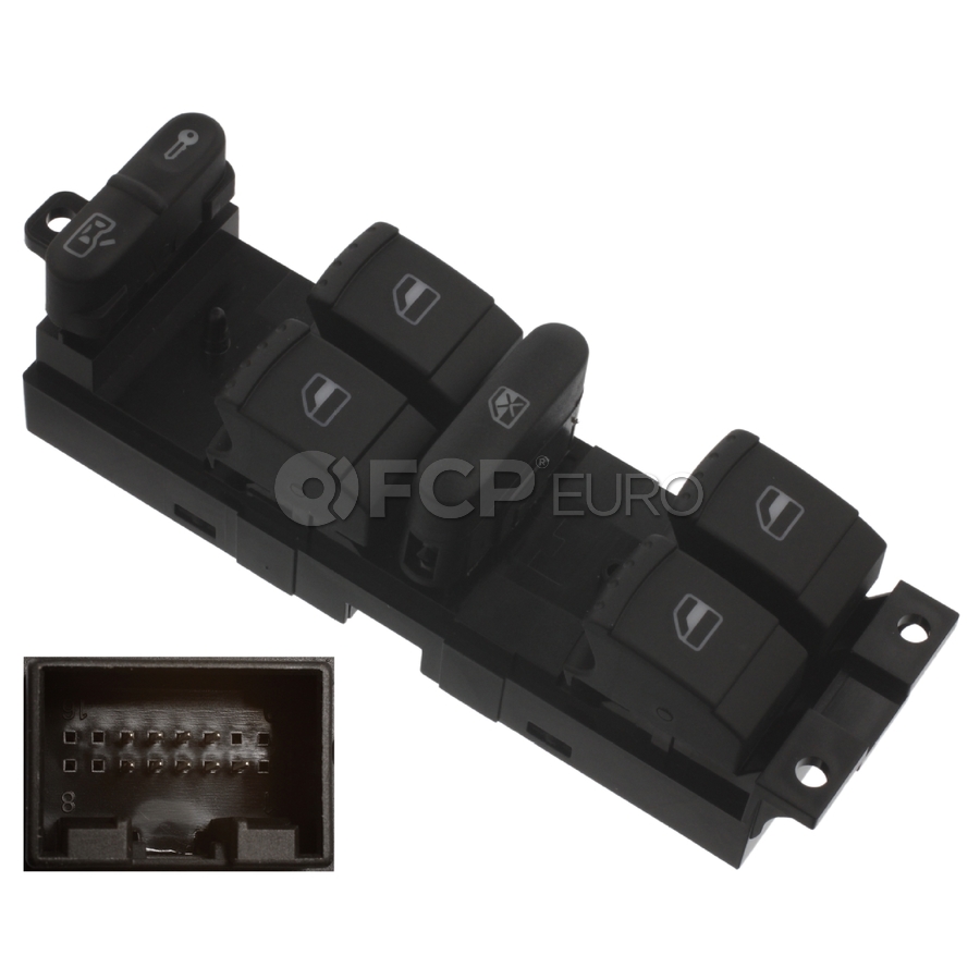 VW Door Window Switch - Febi 37644 | FCP Euro