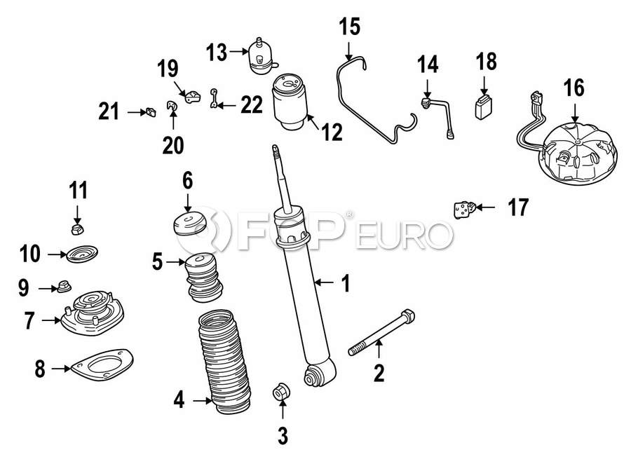 BMW Suspension Air Spring - Corteco 37126750355 | FCP Euro