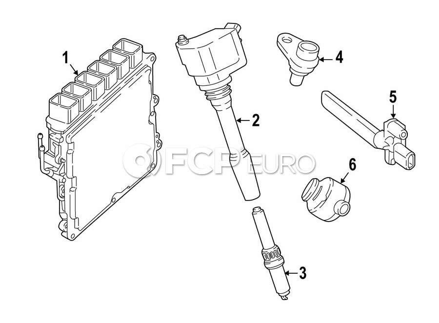 BMW Engine Control Module - Genuine BMW 12148489447 | FCP Euro