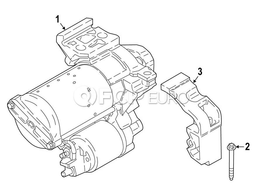 BMW Starter Motor - Genuine BMW 12415A7E944 | FCP Euro