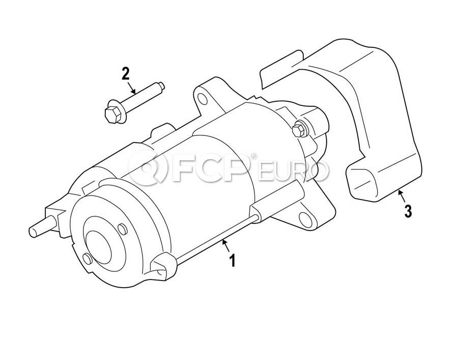 BMW Starter Motor - Genuine BMW 12418658275 | FCP Euro