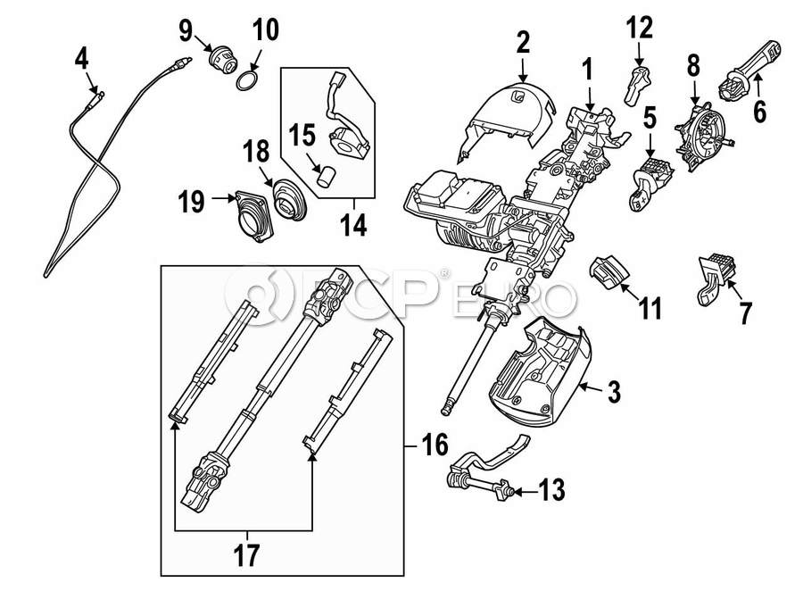 BMW Steering Column - Genuine BMW 32306780729 | FCP Euro