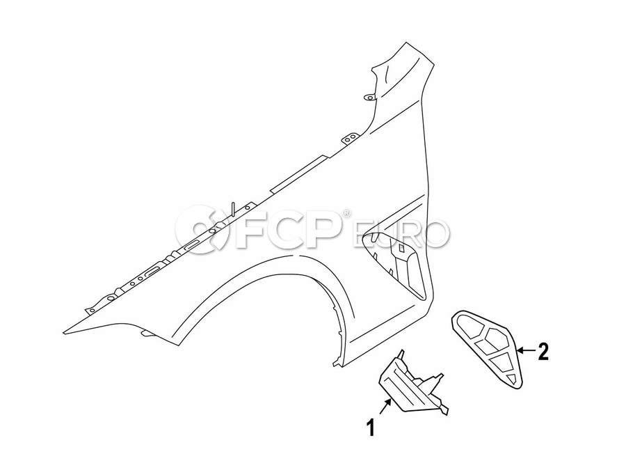 BMW Brake Air Duct - Genuine BMW 51137419011 | FCP Euro