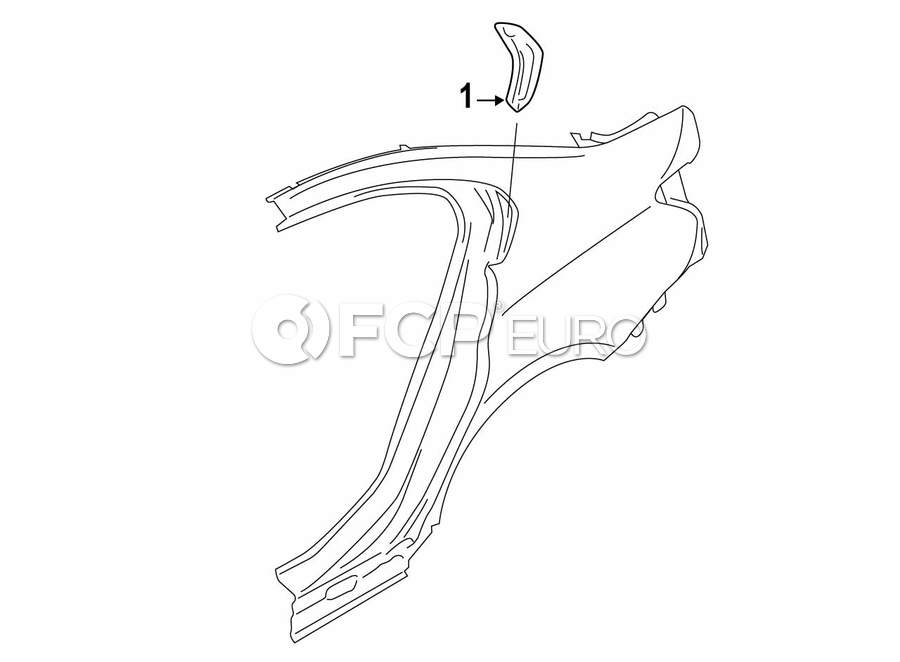 BMW Body C-Pillar Molding - Genuine BMW 51437465156 | FCP Euro