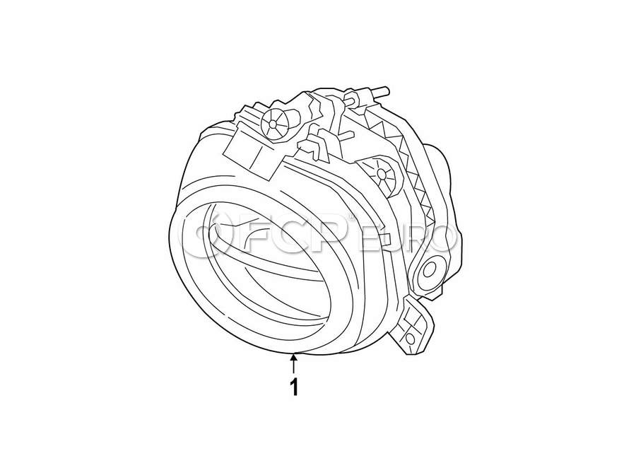 BMW Fog Light - Genuine BMW 63177444806 | FCP Euro