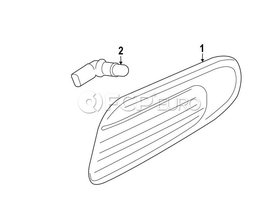 Mini Turn Signal Light Assembly - Genuine Mini 63137358465 | FCP Euro