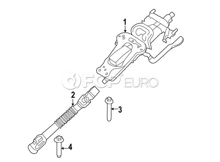 Mini Steering Shaft - Genuine Mini 32306870809 | FCP Euro