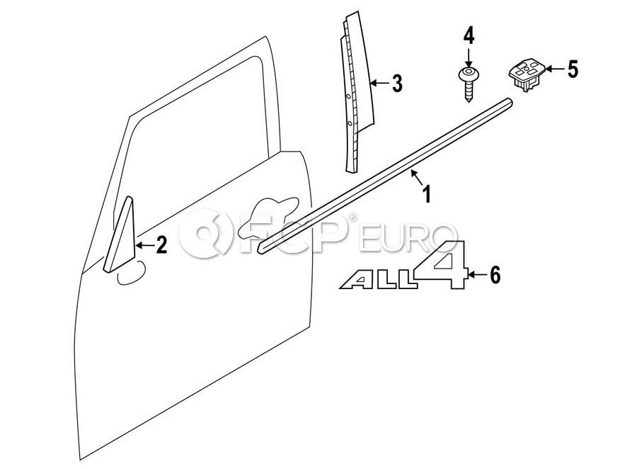 Mini Door Molding - Genuine Mini 51337390645 | FCP Euro