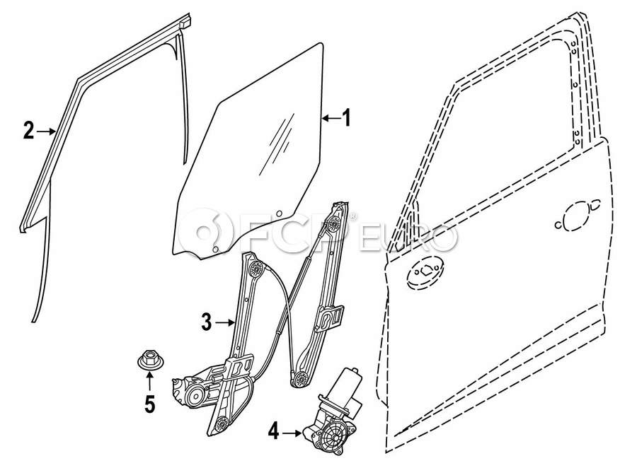 Mini Window Channel - Genuine Mini 51339808768 | FCP Euro