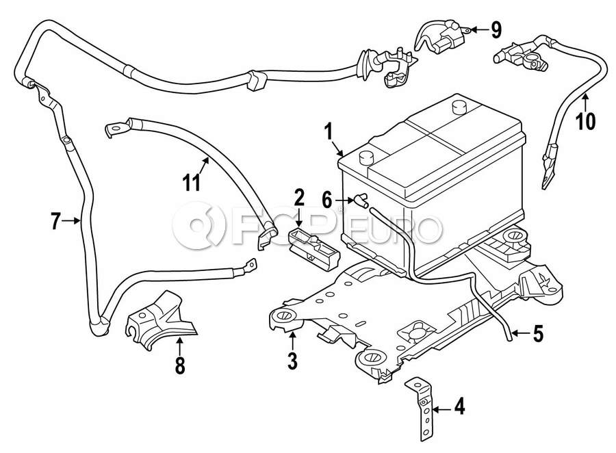 BMW Battery Tray - Genuine BMW 61217641798 | FCP Euro
