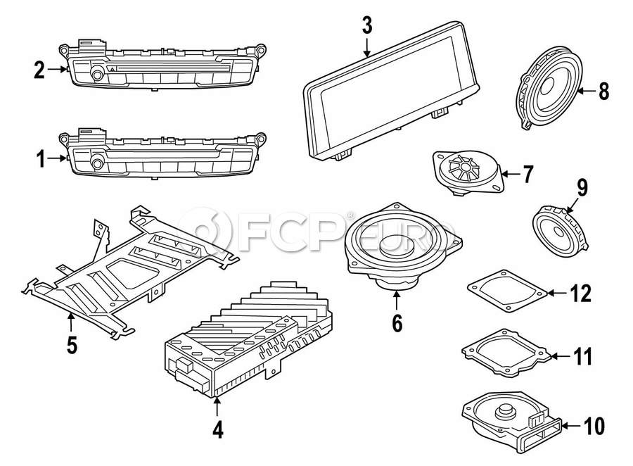 BMW GPS Navigation System - Genuine BMW 65509322123 | FCP Euro