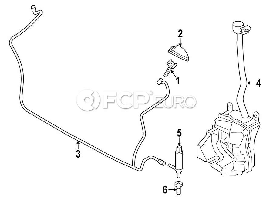 Mini Headlight Washer Hose - Genuine Mini 61679800912 | FCP Euro