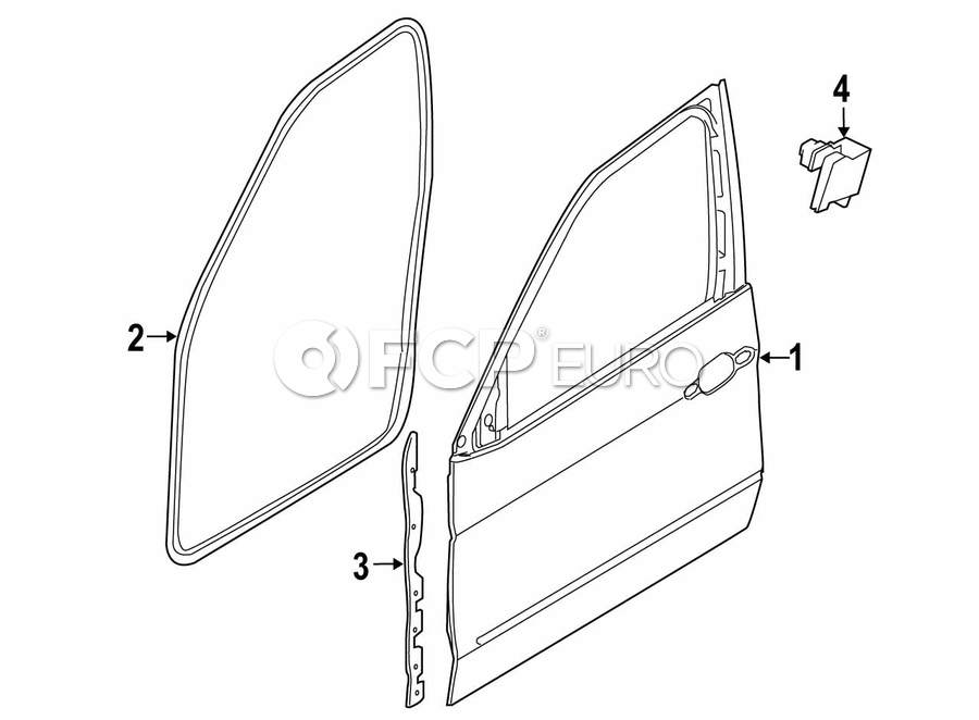 BMW Door Stop - Genuine BMW 51717294269 | FCP Euro