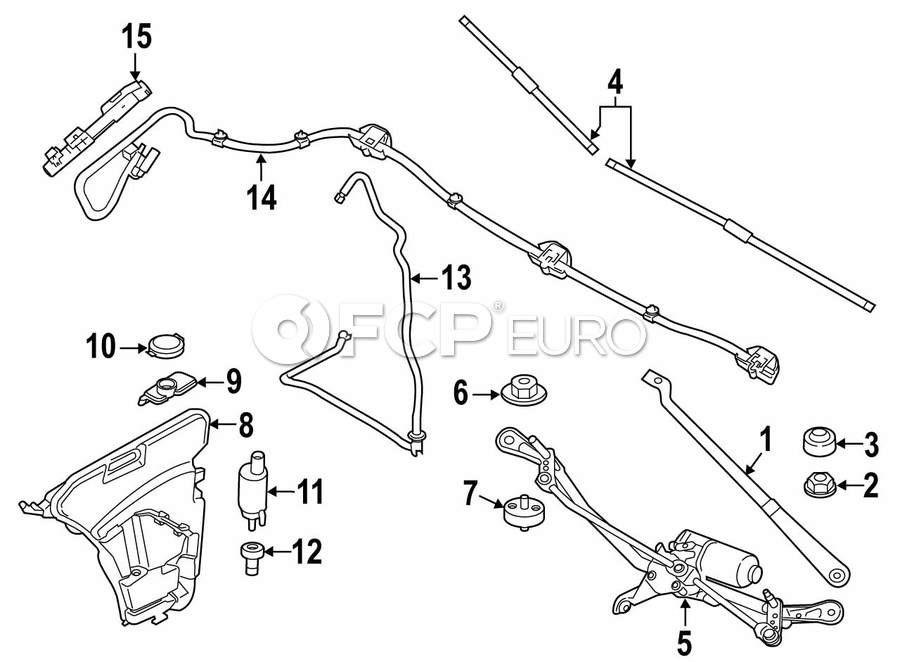 BMW Wiper Blade Set - Genuine BMW 61610003090 | FCP Euro