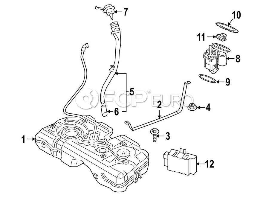 BMW Fuel Tank Filler Neck - Genuine BMW 16117487443 | FCP Euro