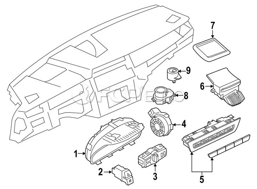 BMW Instrument Cluster - Genuine BMW 62309395581 | FCP Euro