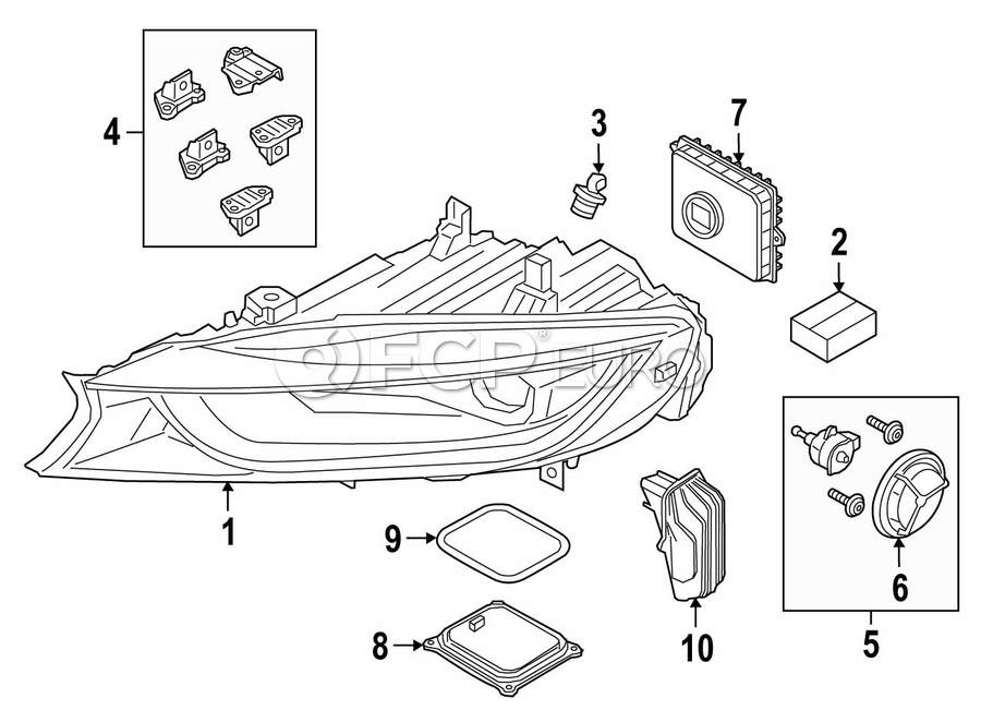 BMW Lighting Control Module - Genuine BMW 63117361401 | FCP Euro