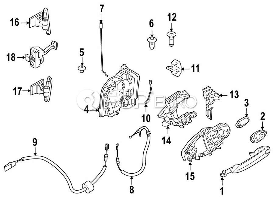 BMW Door Check - Genuine BMW 51007482127 | FCP Euro