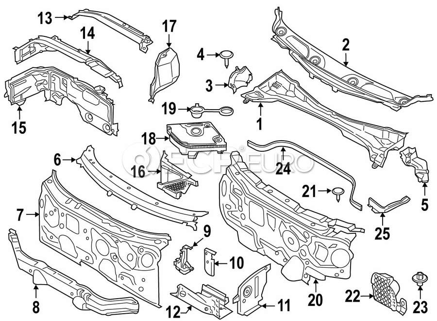 BMW Battery Cover - Genuine BMW 51717290727 | FCP Euro