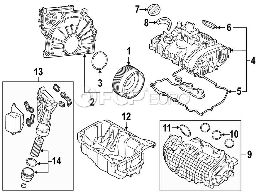 BMW Engine Valve Cover - Genuine BMW 11238678432 | FCP Euro