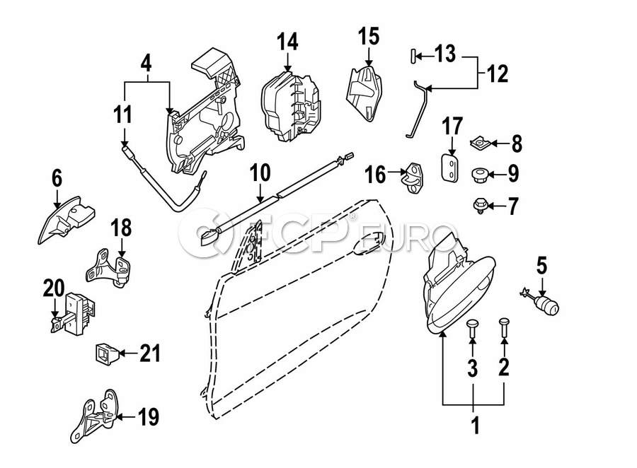 BMW Right Operating Rod - Genuine BMW 51217028944 | FCP Euro