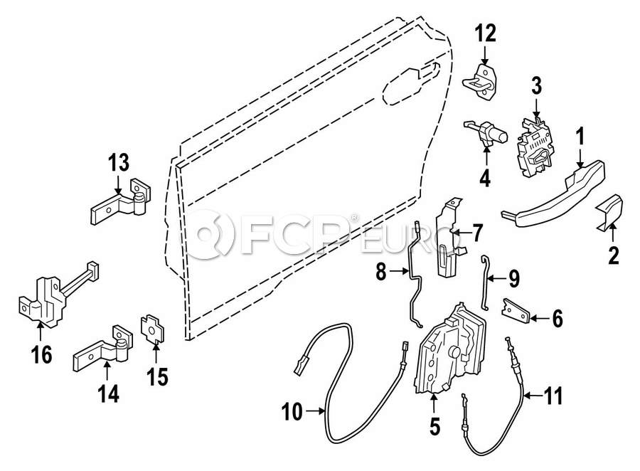 BMW Striker Rear Bottom Right - Genuine BMW 51227335248 | FCP Euro