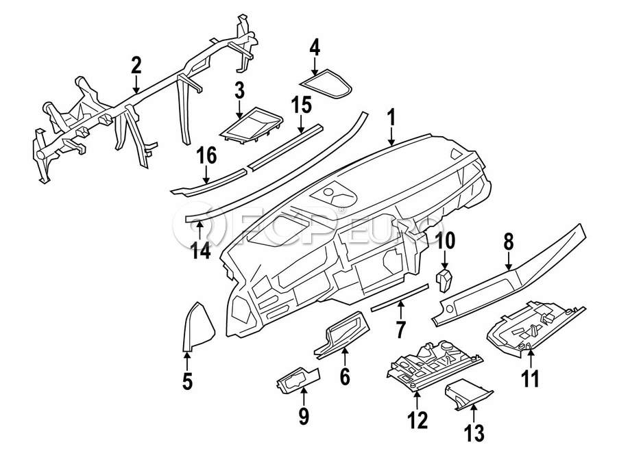 BMW Folding Box Driver'S Side (Venetobeige) - Genuine BMW 51459206026 ...
