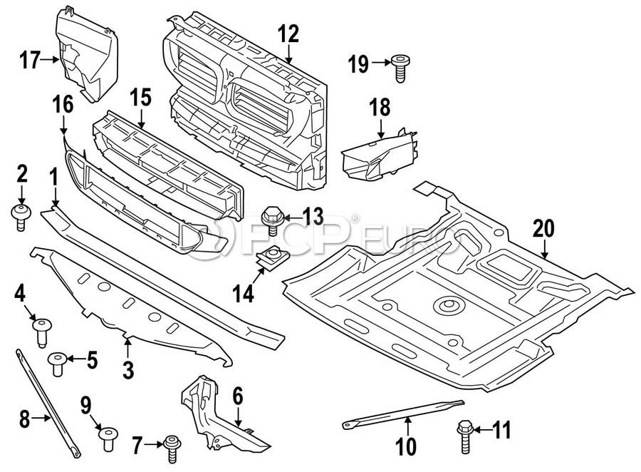 BMW Frame (M) - Genuine BMW 51118050036 | FCP Euro