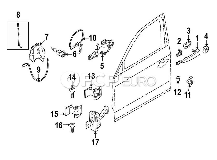 BMW Front Door Brake - Genuine BMW 51217446721 | FCP Euro