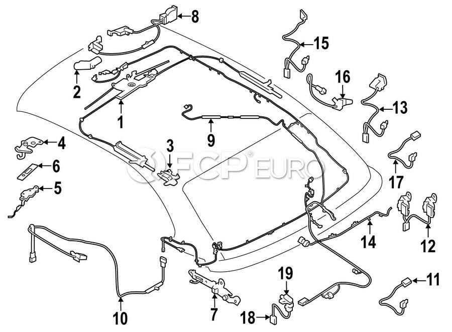 BMW Hall-Effect Switch - Genuine BMW 61319171484 | FCP Euro